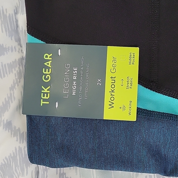 tek gear | Pants & Jumpsuits | Tek Gear High Rise Black Leggings | Poshmark